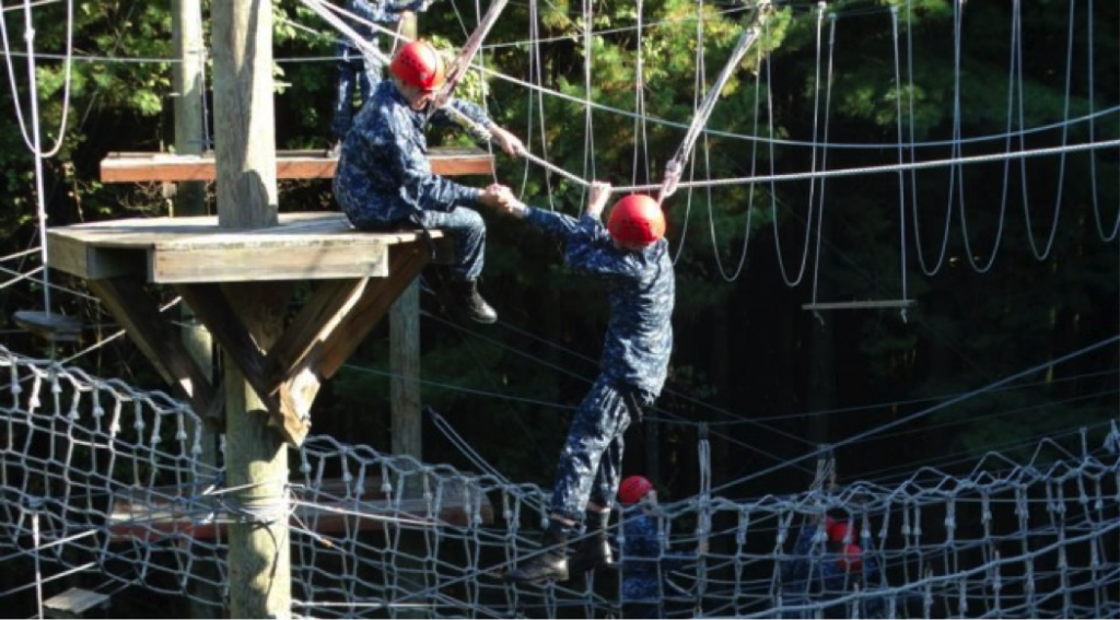 Cadets Hitting The High Ropes – USNSCC | Columbus Squadron